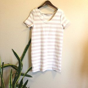Three Dots | Dresses | Three Dots Dolman Stripe Dress | Poshmark